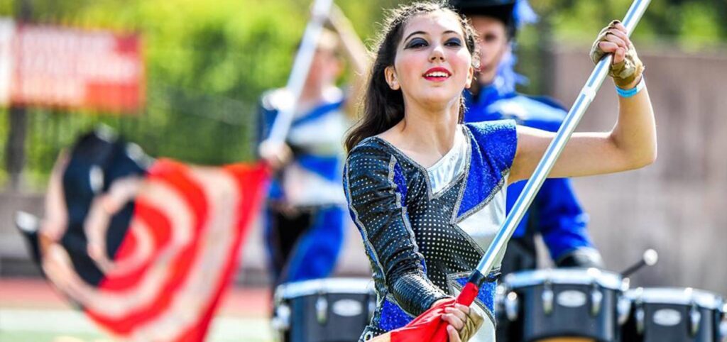 A Week in the Life of a Color Guard Member – Moravian University News